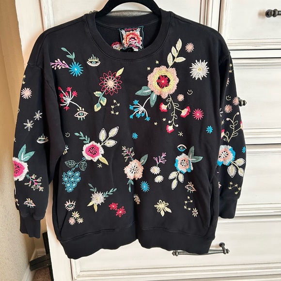 Johnny Was | Tops | Johnny Was Sweatshirt | Poshmark